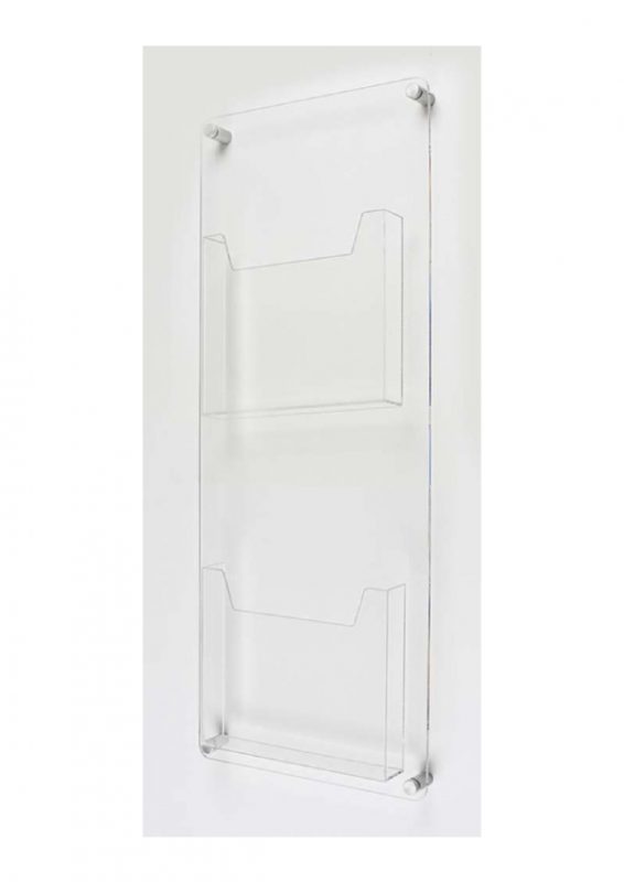 Wall Mounted Brochure Holders - Acrylic Fabrications